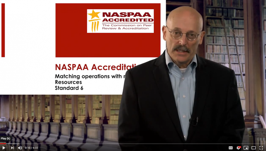 Standard 6: Matching Resources with Mission | NASPAA